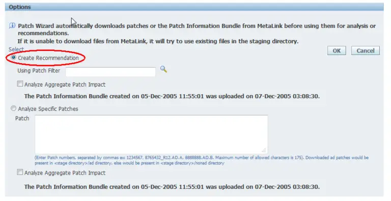 How to use Patch wizard in Oracle EBS environment - Techgoeasy
